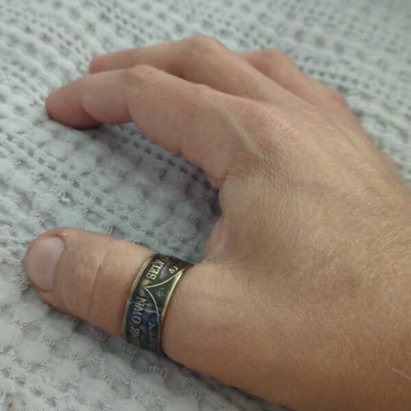 500-dollar Bill Silver Certificate Coin Ring. Handcrafted 1 Oz .999% ...