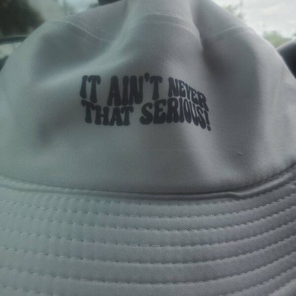 CUSTOM Wavy Groovy Font Bucket Hat | 4 Colors to Choose | Completely ...