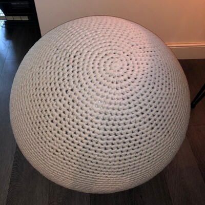 Exercise Ball Cover, Handmade Knit Cover for Gym Yoga Balls, Birthing ...