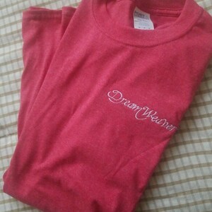 Custom Embroidered T-shirt Tees Free Logo Digitizing - Etsy