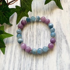 20MM Purple Black Matrix Turquoise Gemstone Flat Round Circle - Etsy