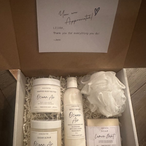 Personalized Spa Gift Boxes, Custom Spa Gift Sets, Personalized Pamper ...