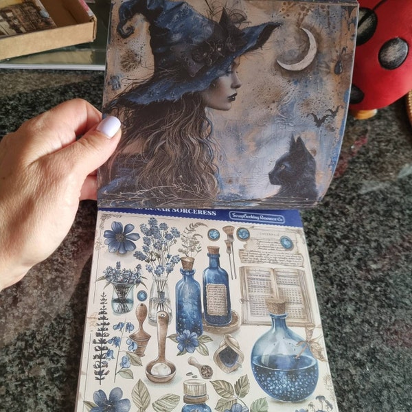 The Blood Witch : Gothic Prints Pad Decorative Paper for Scrapbooking ...