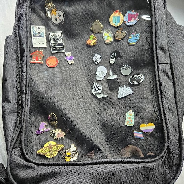 Ita Bag, Pin Display Bag, Ita Backpack, Pin Trading, Window Backpack ...