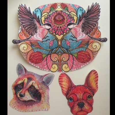 Red Cardinal Bird Sticker 100% Waterproof Vinyl Label. - Etsy