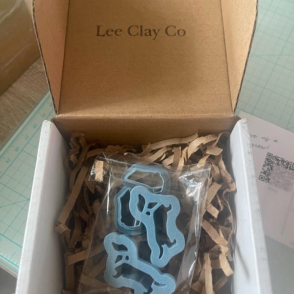 Christmas Micro Clay Cutter Cluster, Micro Gingerbread Man, Micro Christmas Tree, Micro Snow ...