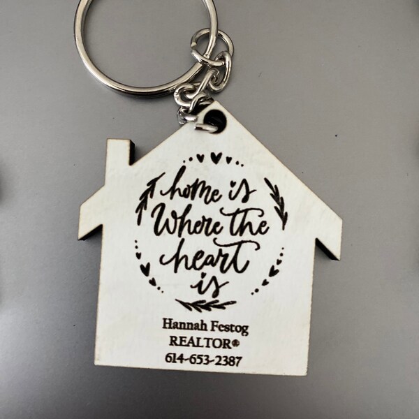 Real Estate Keychain Gift - Etsy