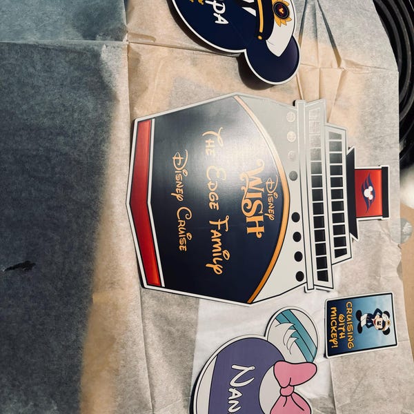 Disney Cruise Door Magnets Disney Ship Front and Character Inspired ...