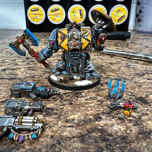 Build a Chaos Space Marine Custom Painted Space Marines Made - Etsy