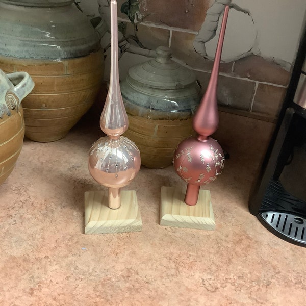 Christmas Tree Topper (finial) Stands - Etsy