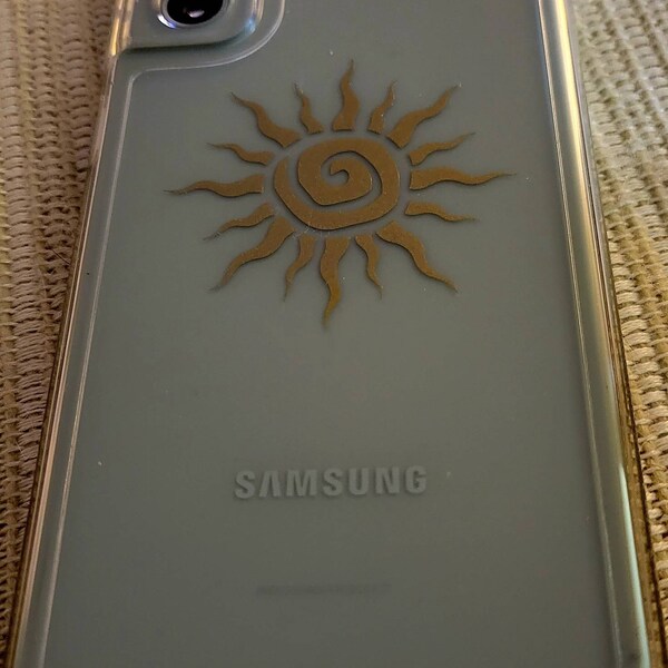 Abstract Sun Decal - Di Cut Decal - Home/laptop/computer/truck/car ...