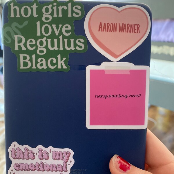 Book Boyfriend Heart Sticker | Aaron Warner - Etsy