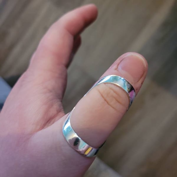 Plain Silver Splint 935 Silver. Stabilise Fingers Joints and Thumbs ...