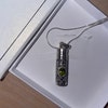 Prayer Box Necklace Peridot Capsule Hollow Tube Pendant - Etsy