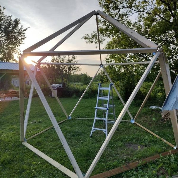Magidome Steel Geodesic Dome Connectors: DIY Shed, Yurt, Greenhouse - Etsy