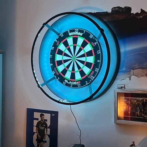 3D Printed Dartboard Lighting Ring Mount - Etsy UK