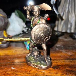Vintage Ogun Mini Statue Small Orisha Oggun Yoruba Orisha God of War - Etsy