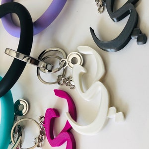 Personalized Arabic Calligraphy Keychain Custom Name 3D Printed ...