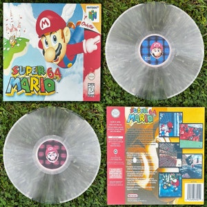 Custom Vinyl Record Player 12 Slipmat DJ Pad super Mario 64 Start ...