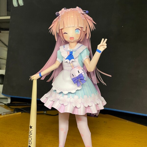 Genshinimpact,nahida , Papercraft , Pepakura, 3D Model Paper , PDF ...