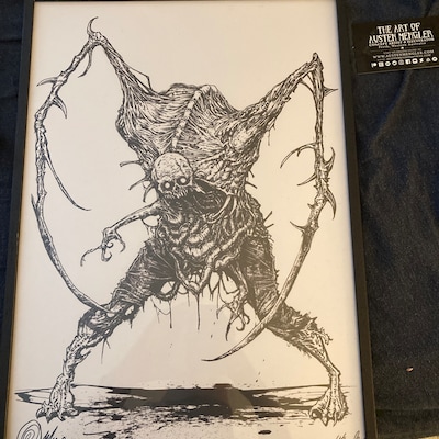 Slasher DEAD SPACE fan Art 2011 Necromorph Series Signed A3 Print - Etsy