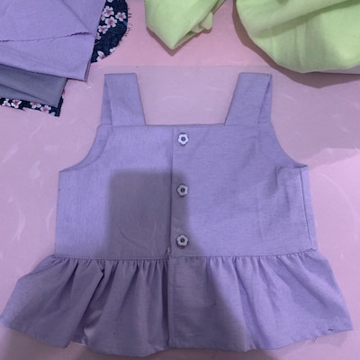 Smock Dress Sewing Pattern PDF Instant Download Linen Girls Dress ...