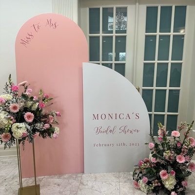 Amalfi Coast Bridal Shower Arch Sign Large Wedding Tuscan Lemon Arched ...