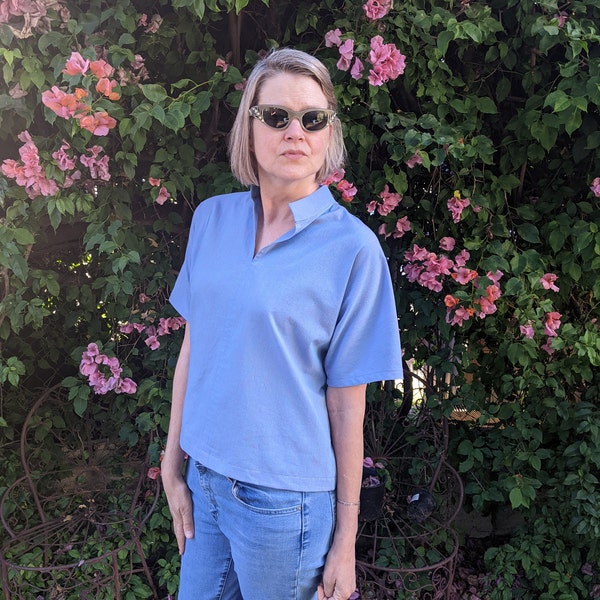 Oversized Women Shirt Sewing Pattern, Instant PDF Download - Sizes XS ...