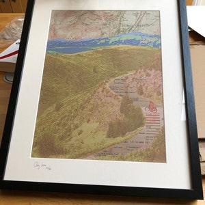 Ribblehead Viaduct/ Settle to Carlisle print on OS Ordnance | Etsy