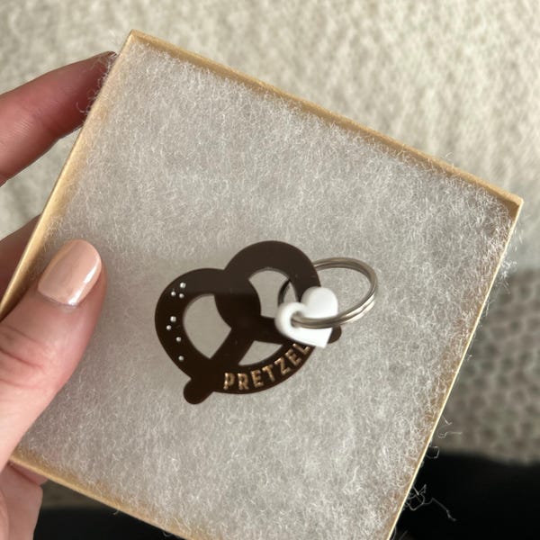 Pretzel Personalized Pet Tag, Food Pet ID Tag, Cat and Dog ID Tag ...