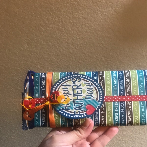Happy Father's Day CHOCOLATE BAR Wrapper, World's Greatest Dad, Gift ...