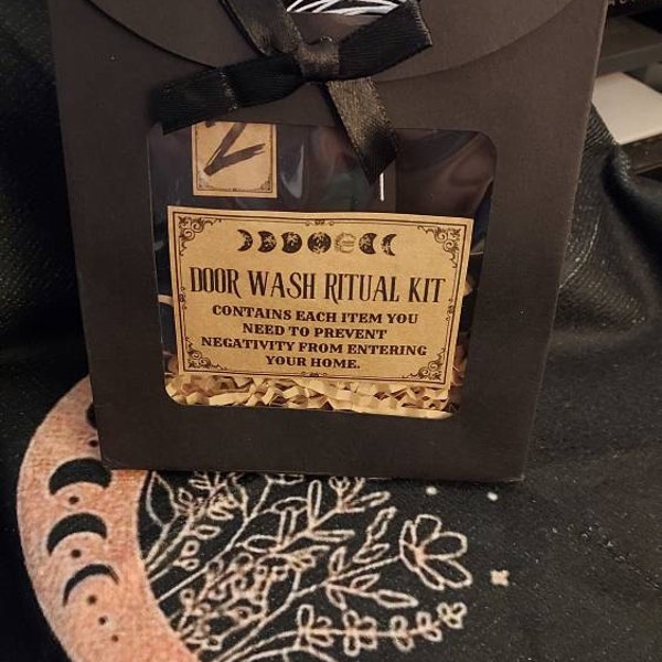 Mini Botanical Crescent Moon Peace and Protection Wreath Wildcrafted ...