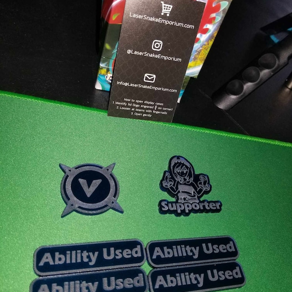 Keyforge Token Set With Box Worlds Collide Ready Keys, Æmber, Damage ...