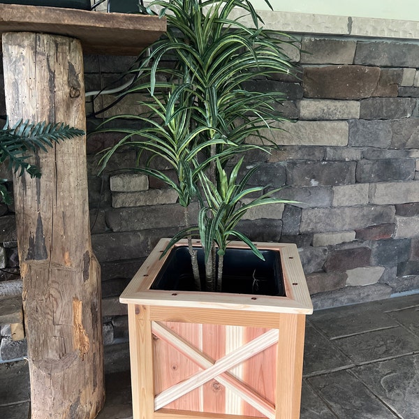 Modern Farmhouse Shaker Cedar Planter - High Quality Build and ...