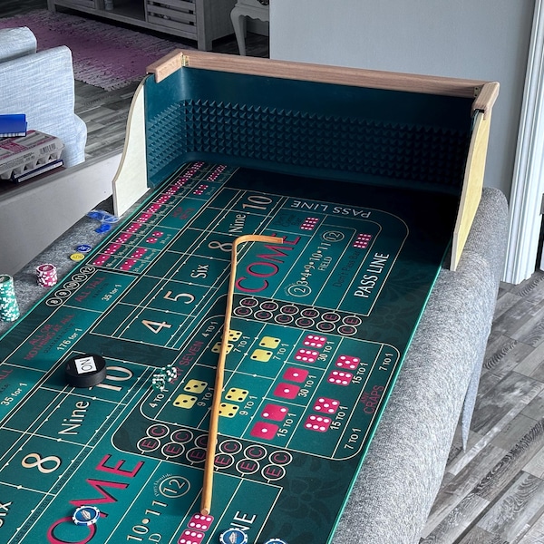 Craps Table (affordable/portable) Includes Literally Everything but ...