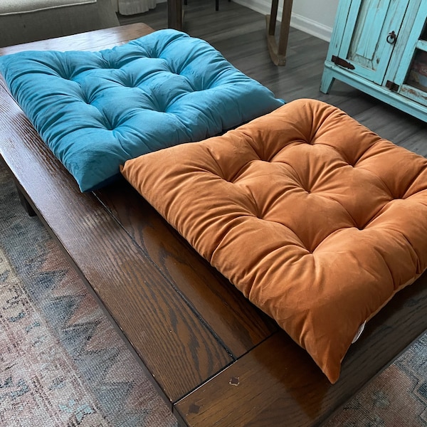 Handmade Chair Pads, House Chair Pads, Outdoor Chair Pads Rustic Dining ...