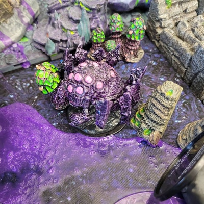 Hand Painted Froghemoth Miniature TTRPG Mini DND RPG - Etsy