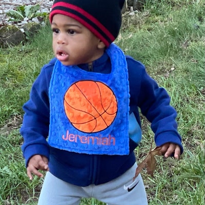 BASKETBALL Bib/sports Bib/basketball Baby Bib/newborn Bib/boys ...