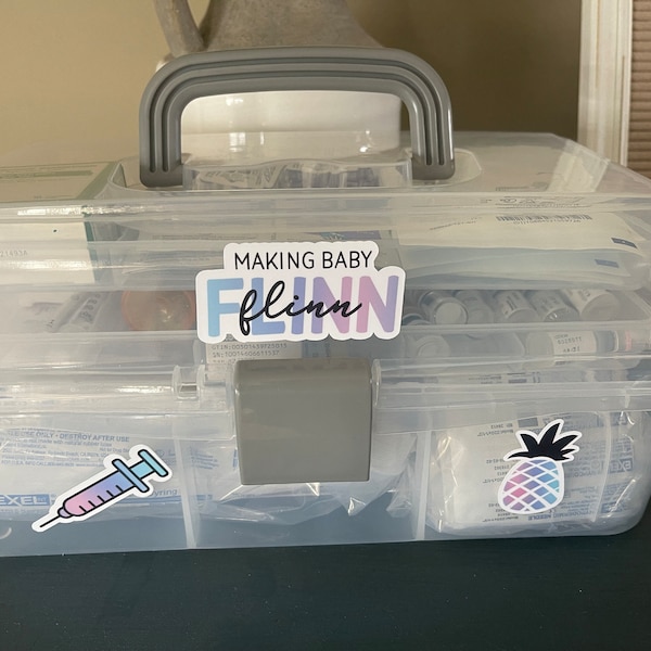 IVF Medication Organizer Storage | IVF Gifts | Med Box | Infertility ...