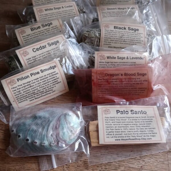 SAGE GIFT SET | 11 Bundles Smudge Kit | Free Shipping | White Sage ...