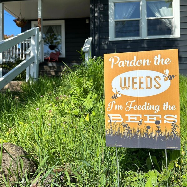 Grow Meadows Not Lawns Coroplast Yard Sign - Etsy