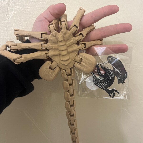 3D Printed Alien Movie Facehugger - Articulated - Etsy