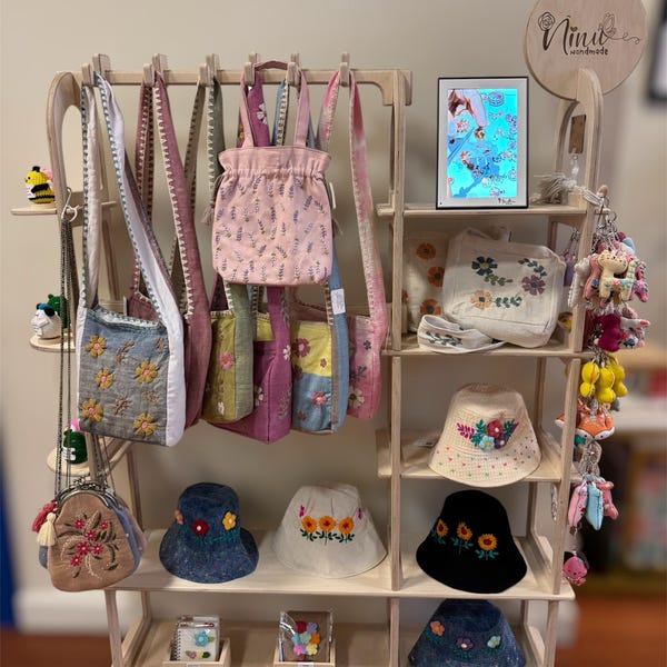 Short Regular Collapsible Stand, Booth Display Shelf, Popup Market ...