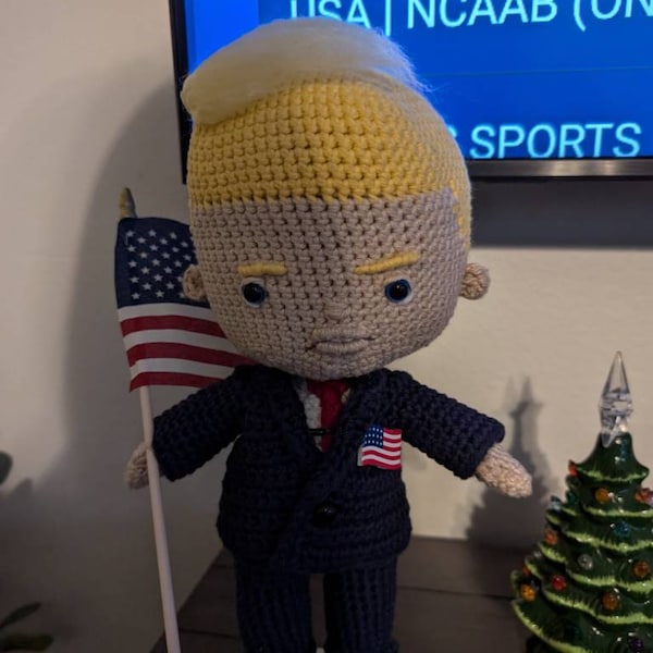 CROCHET PATTERN: Amigurumi-trump Doll - Etsy