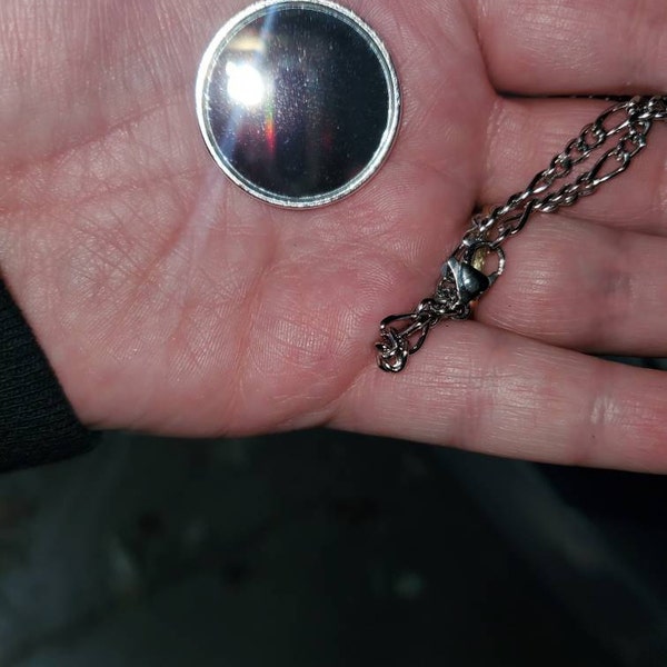 Atomic Whirl Necklace, Bohr Atom Nuclear Atheist Symbol Charm Pendant ...