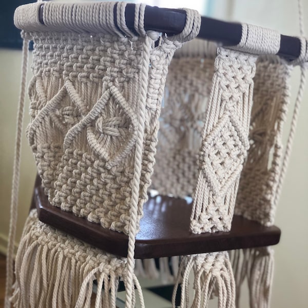 PATTERN Macrame Baby Swing DIY Instant Download Step by Step ...