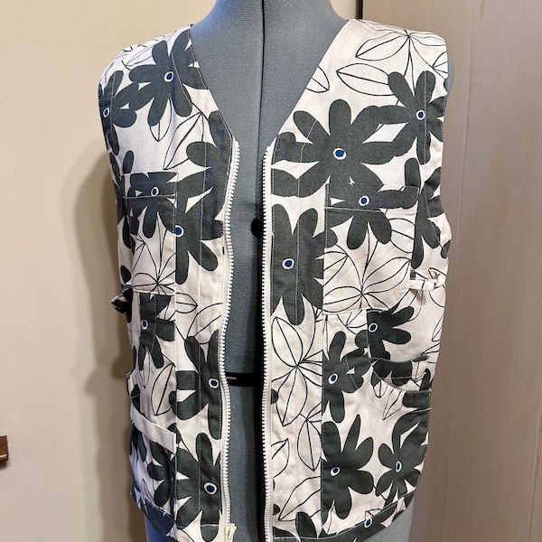 Kids Utility Vest - PDF Sewing Pattern - Kids Sizes 4-12 - Etsy