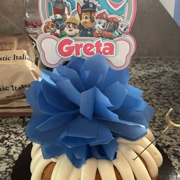 Paw Cake Topper Patrol – Personalized Birthday Topper – Fast Shipping ...