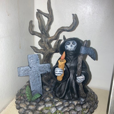 Polymer Clay Witch Cauldron Fantasy Figurine. Beautiful Colorful ...