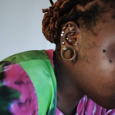 Espresso Brown Alien Skinz Skin Tone Silicone Ear Plugs Tunnels Gauges ...